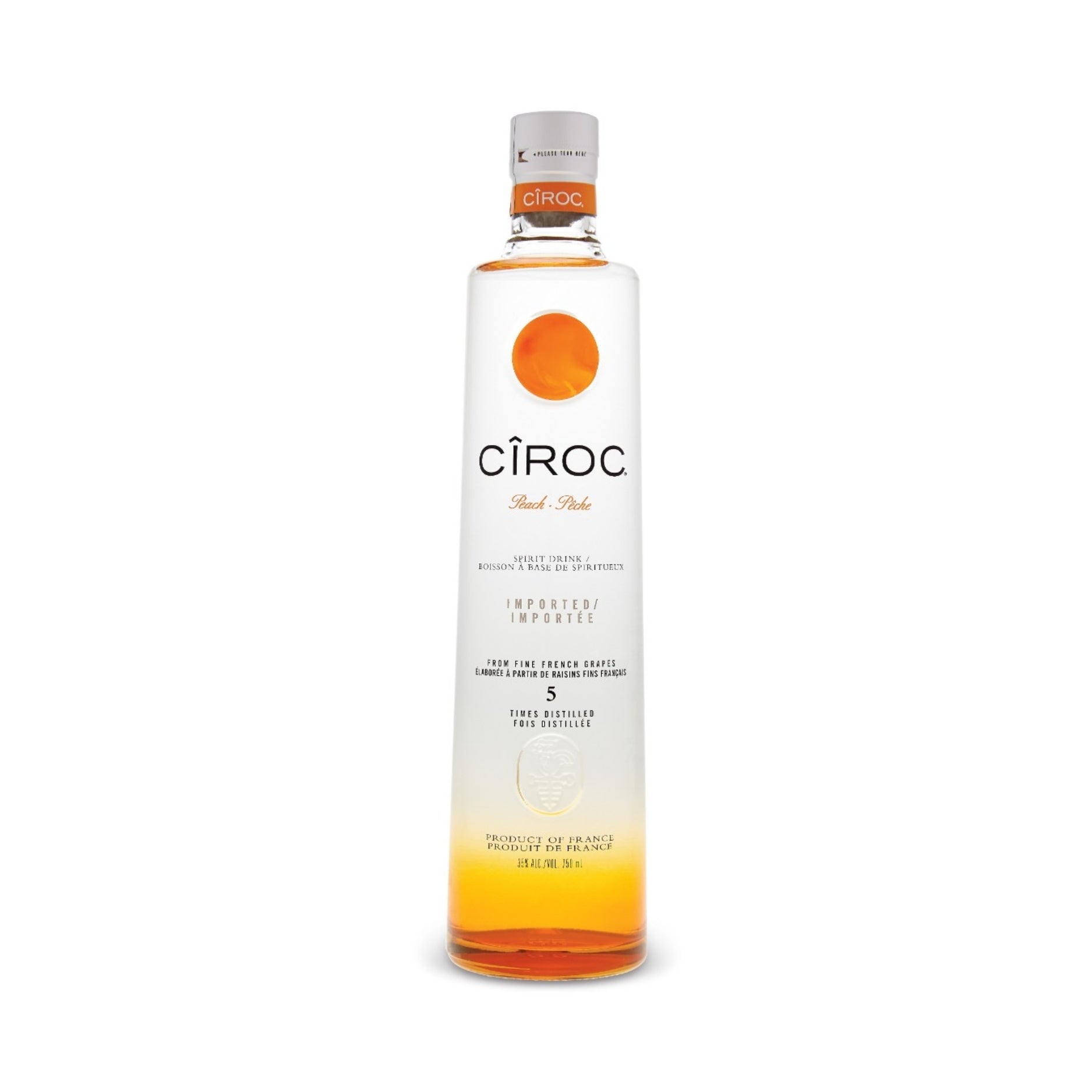Ciroc Peach Grape Vodka (case of 12) – Canadian Liquor Store