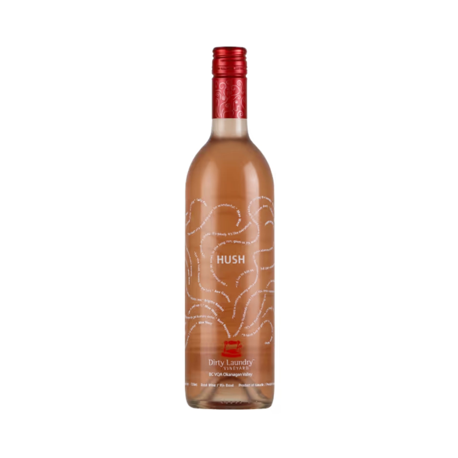 Dirty Laundry Vineyard Hush Rose 750ml (case of 12) – Canadian Liquor Store