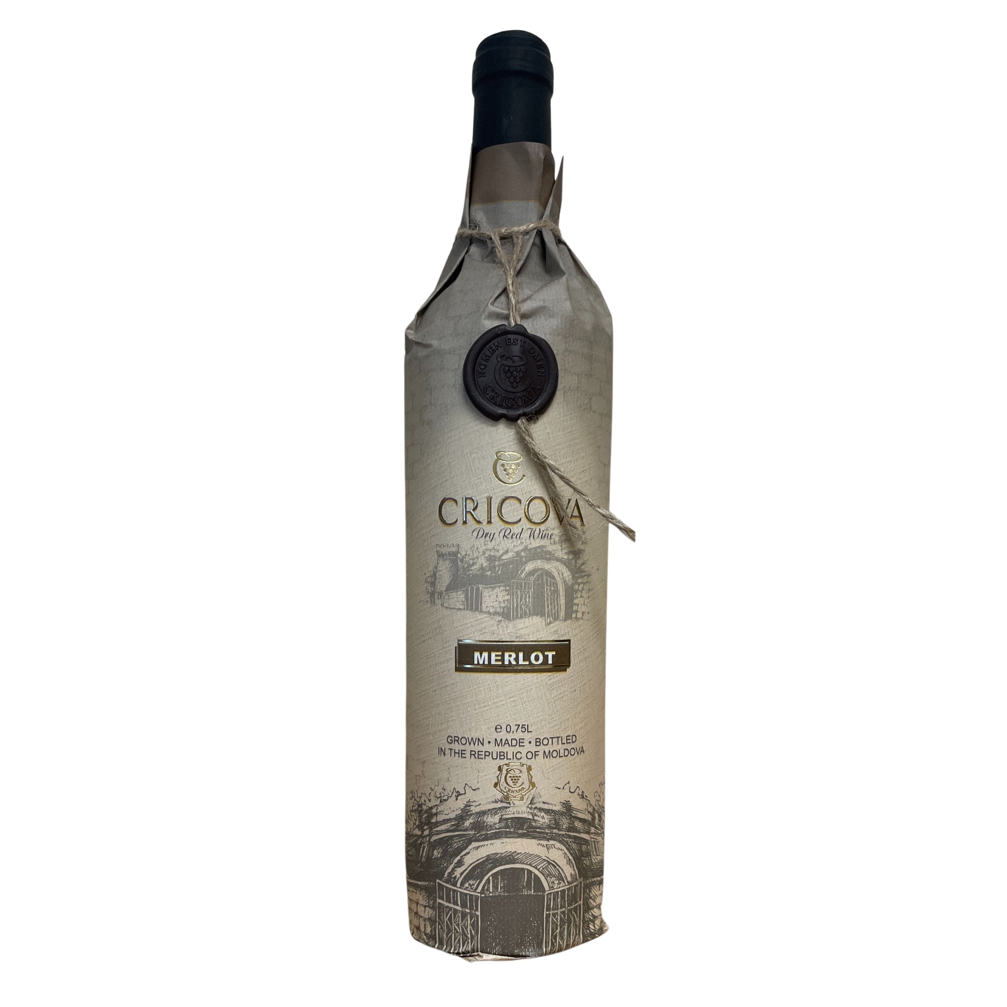 Cricova Paper Wrap Merlot – Canadian Liquor Store