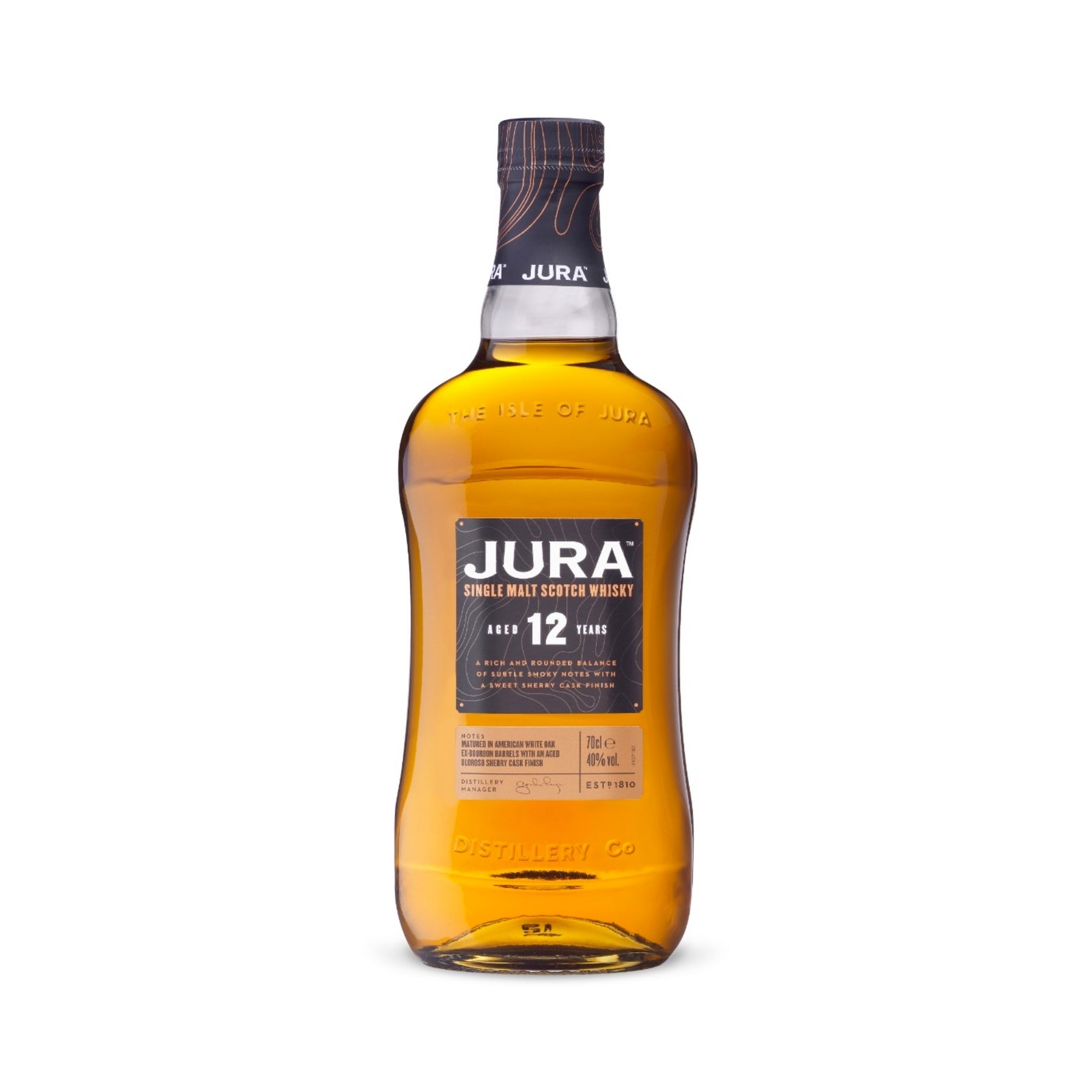 Isle Of Jura Distillery 12 Year Old Single Malt Scotch Whisky ...