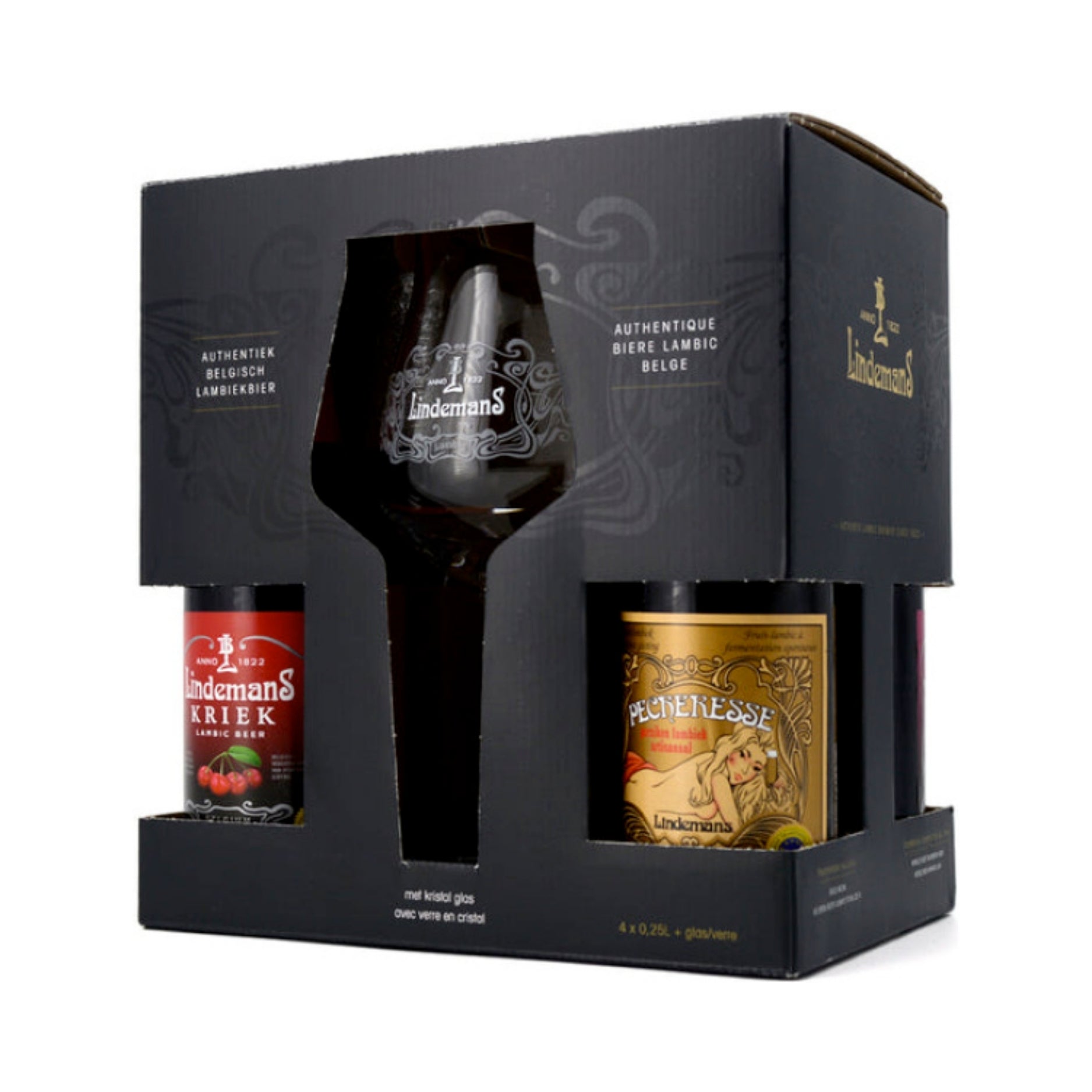 Lindemans – Lambic Taster Gift Pack /W Glass – Canadian Liquor Store