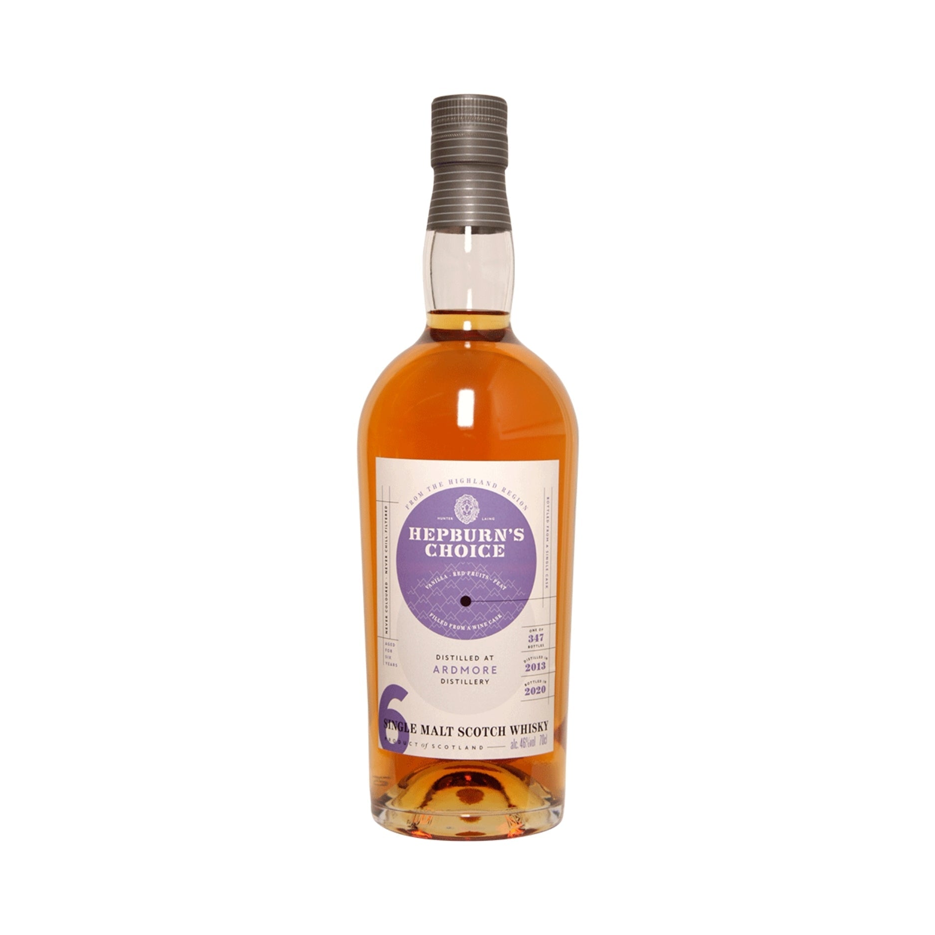 Hunter Laing Hepburn'S Choice Ardmore 6 Year Old Single Malt Scotch Wh ...