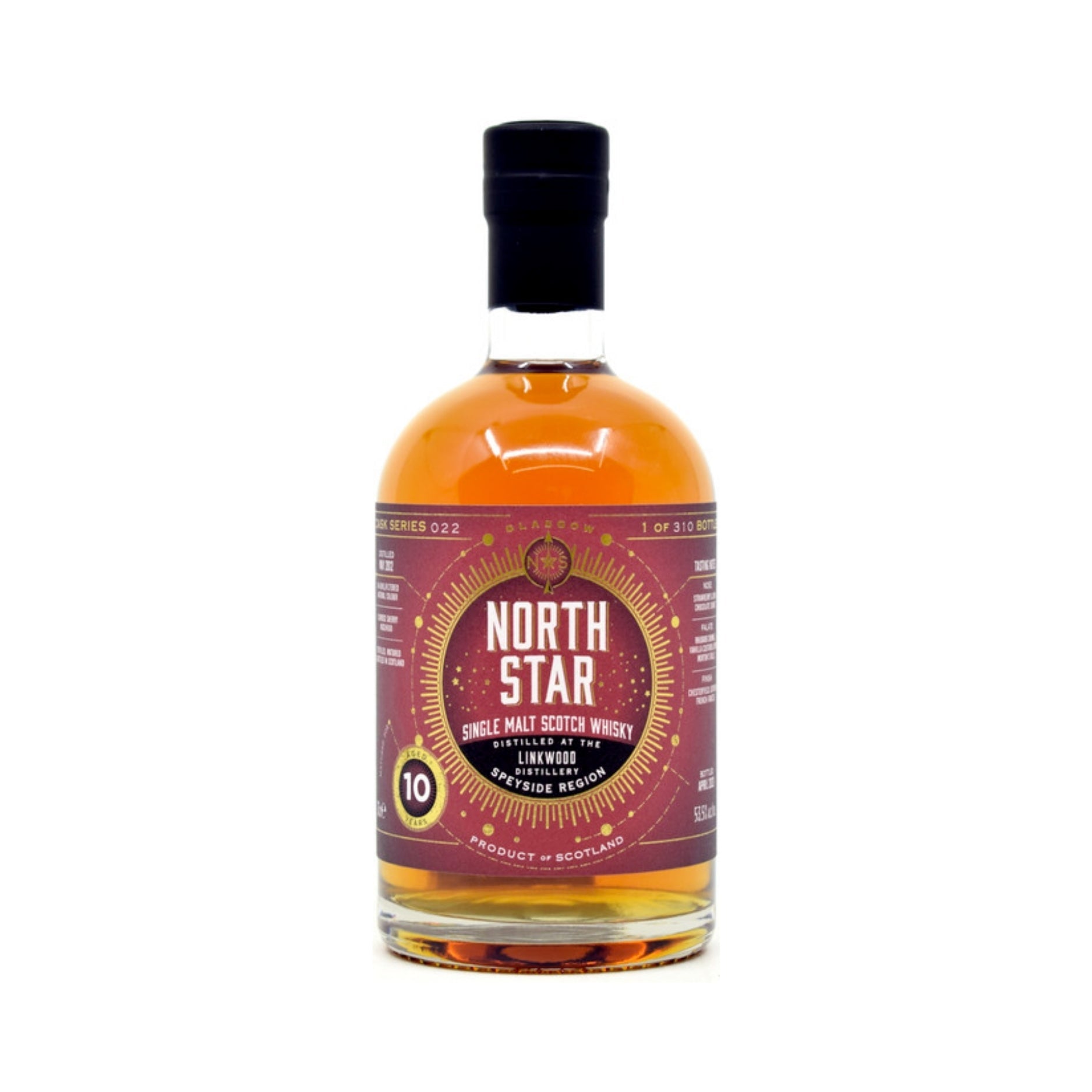 North Star Spirits Linkwood 10 Year Old Single Malt Scotch Whisky (cas ...